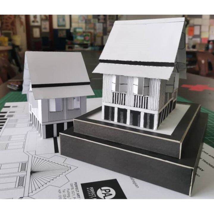 SENI BINA - MODEL RUMAH TRADISIONAL (TINGKATAN 5) | Lazada