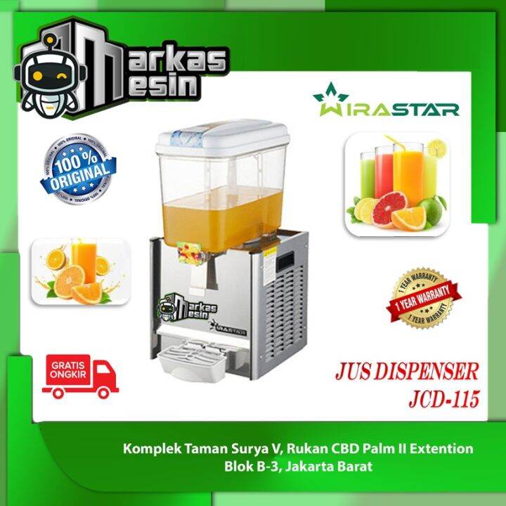 Mesin Jus Dispenser / Juice Dispenser WIRASTAR JCD-115 | Lazada Indonesia