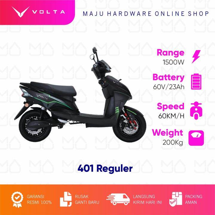 Motor Listrik Volta 401 Reguler 1500watt Garansi Resmi | Lazada Indonesia