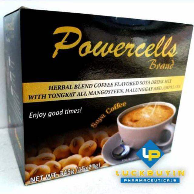 POWERCELLS BRAND HERBAL COFFEE FLAVORED SOYA DRINK MIX TONGKAT ALI ...