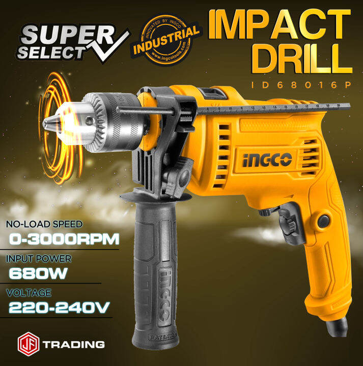 INGCO SUPER SELECT Impact Drill 680W ID68016P ♦JF TRADING♦ | Lazada PH