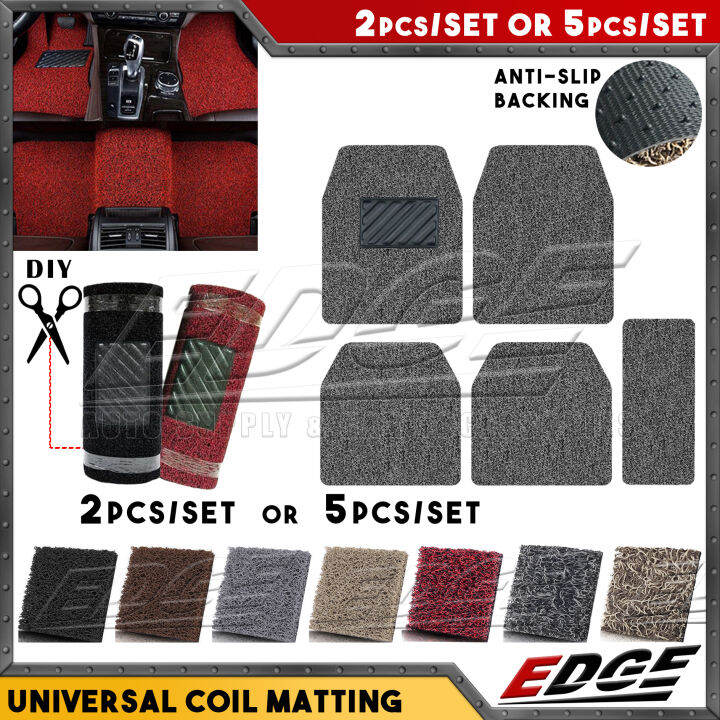 Universal SPAGHETTI / COIL Rubber Matting 2pcs or 5pcs/set // car mat ...