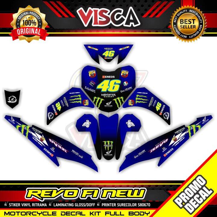 Decal Revo Fit Decal Revo Fi New Stiker Revo Fit Full Body Monster 02 ...