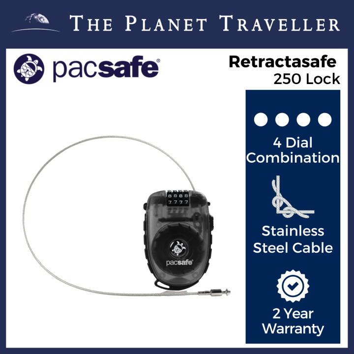 Pacsafe Retractasafe 250 Lock | Lazada Singapore