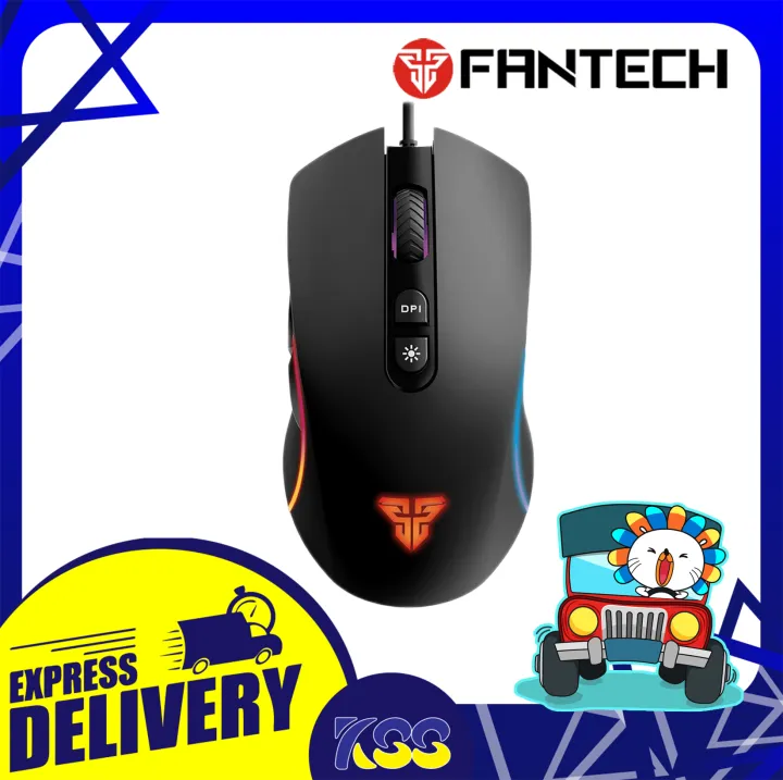 เมาส์เกมมิ่ง เมาส์มาโคร Fantech Gaming Mouse X16 V2 MACRO RGB Black รับ ...