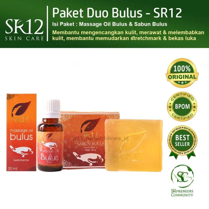 Minyak Bulus SR12 ORIGINAL / Message Oil Bulus SR12 Untuk Mengatasi ...
