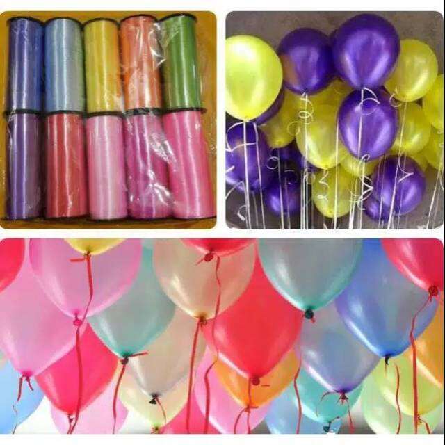 BALONTOYS PITA BALON TALI BALON 1 ROLL BESAR | Lazada Indonesia