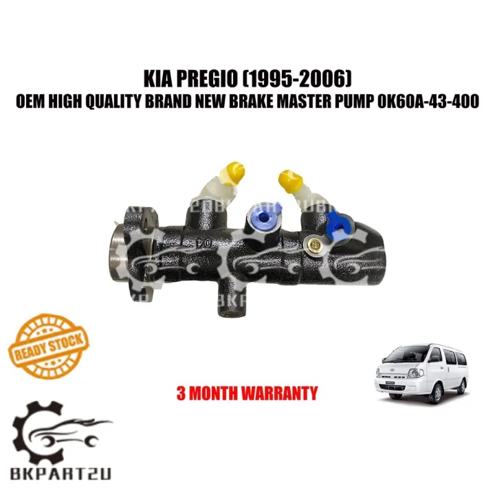 KIA PREGIO VAN (1995-2006) BRAKE MASTER PUMP CYLINDER MADE BY OEM 3 ...