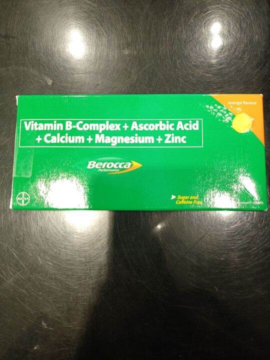 BEROCCA orange 30 tablets Vitamin B complex +ascorbic acid +Calcium ...
