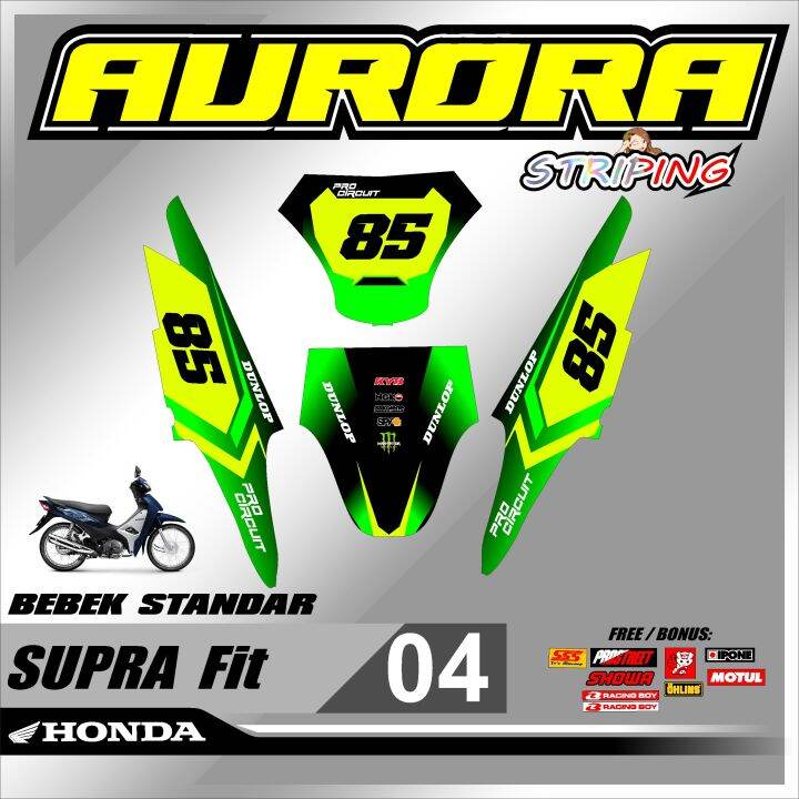 (COD) Sticker stiker RBT SUPRA FIT RBT VEGA BEBEK MODIF SUPERMOTO RBT ...