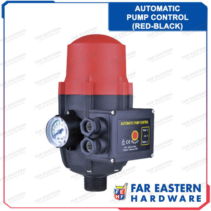 ITALIA Automatic Water Pump Control (RED-BLACK) PC-13A | Lazada PH