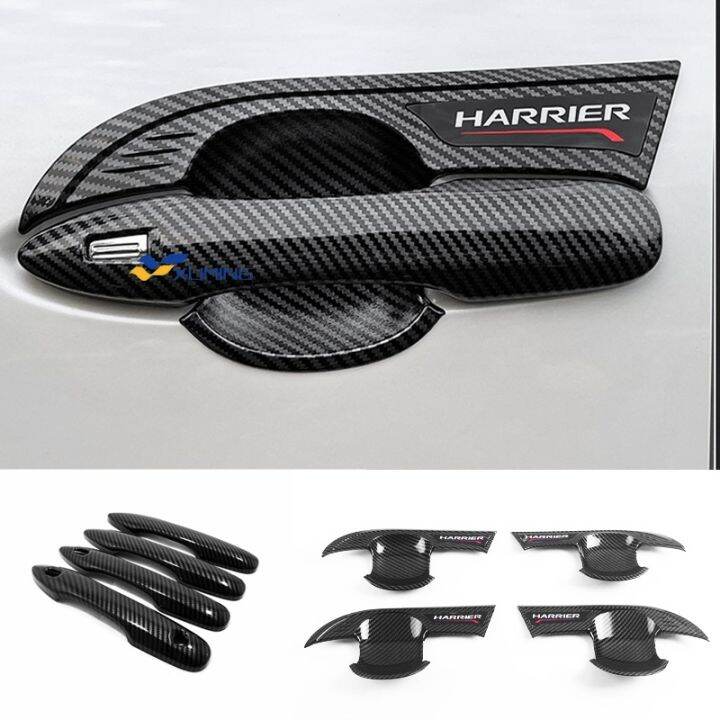 Xuming for TOYOTA HARRIER 2021-2022 Carbon Fiber Pattern Car Door ...