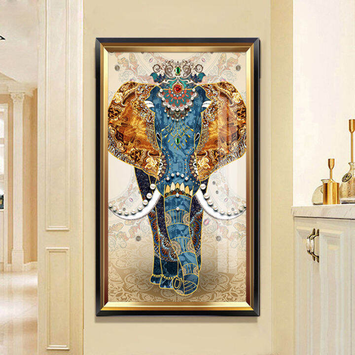 Modern Home Living Room Luxury Elephant Canvas Painting House Wall ...