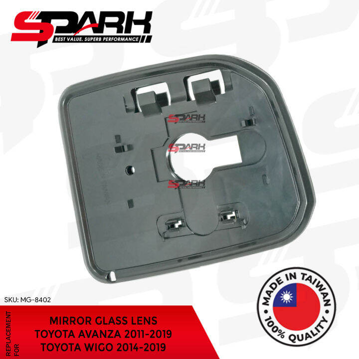 Side Mirror Lens Mirror Glass for Toyota Avanza 2011-2019 Toyota Wigo ...