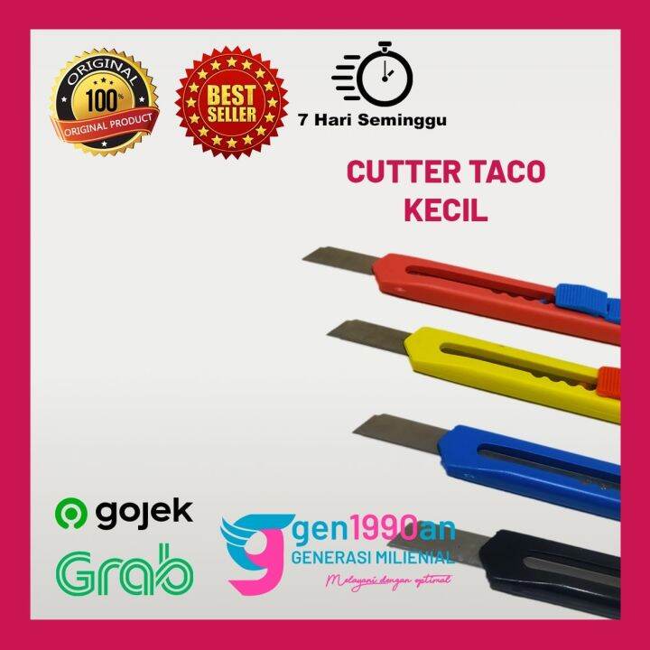 Cutter Kecil Taco CT78 karter potong stationary kantor alat kerja alat ...