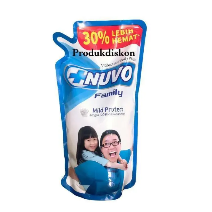 NUVO Family Mild Protect 900ml Sabun mandi cair 900 ml biru | Lazada Indonesia