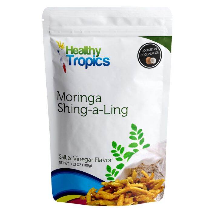 HEALTHY TROPICS Moringa Shing-A-Ling Salt & Vinegar Flavor 100g | Lazada PH