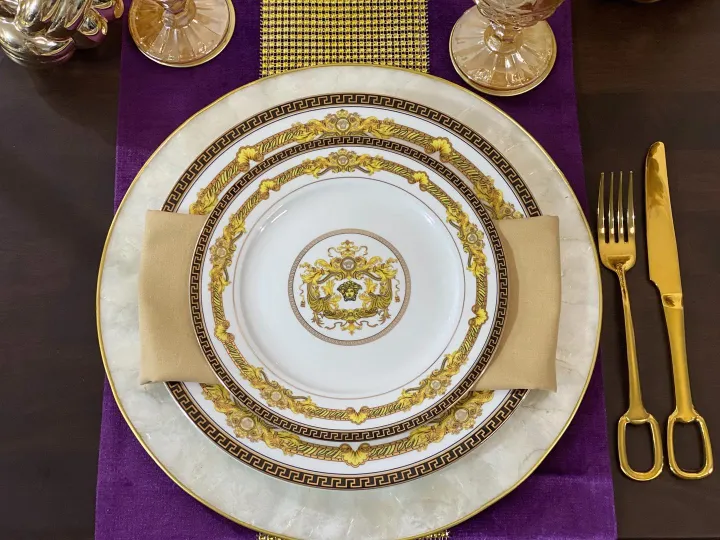 2-pc Vivi Versace Plate Set | Lazada PH