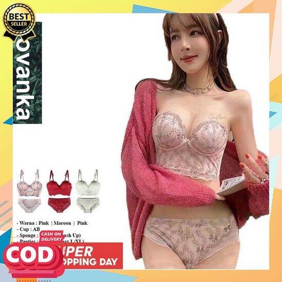 Bh Wanita Dewasa Kutang Bh Underwear Cd Gaya Sexy Hot Perempuan Setelan Kekinian Viral Cewek ...