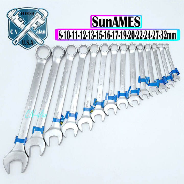 SunAMES dual purpose wrench CR-V matte surface treatment, multi-purpose ...