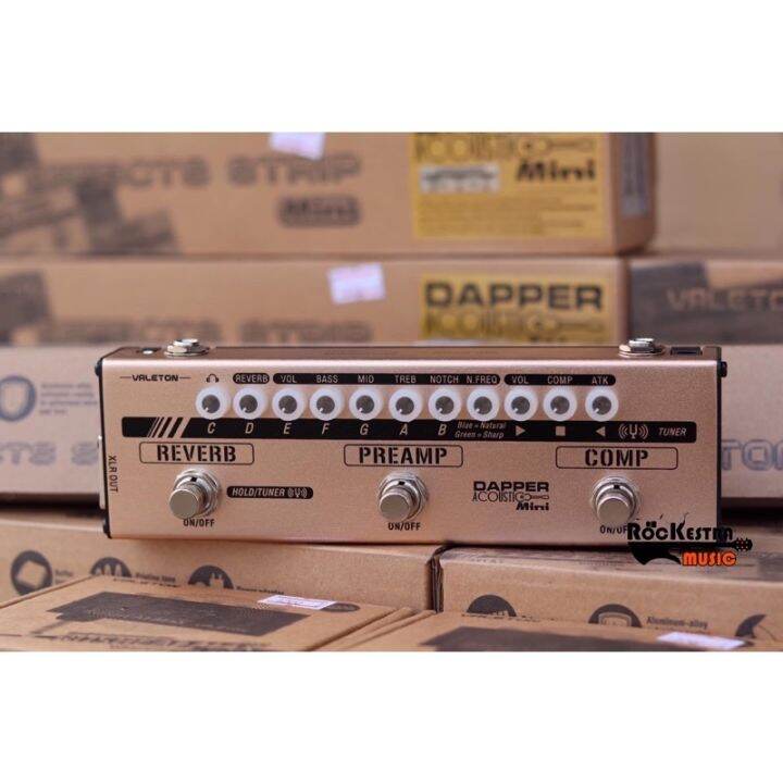 เอฟเฟคกีต้าร์โปร่ง Valeton Dapper Acoustic Mini | Lazada.co.th