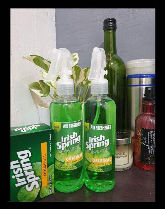 Classic Irish Spring Antibacterial Air Freshener and Disinfectant Spray ...