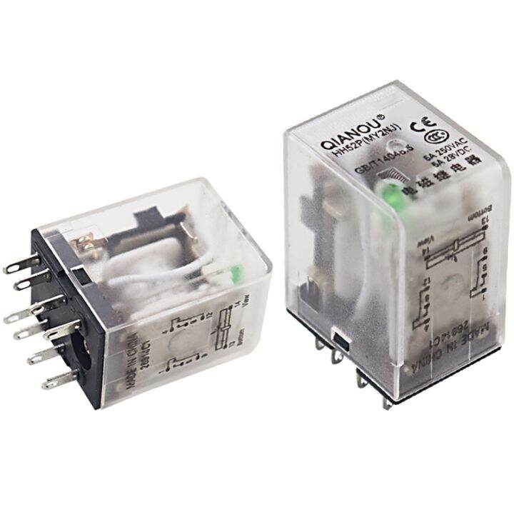 【CW】 MY2 8 pins MY2NJ relais DPDT 12v 24v 110v 220v relay switch ...
