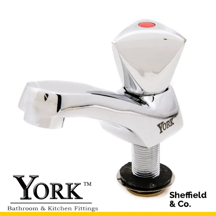 YORK Basin Pillar Faucet Set (Chrome) [BT-0811] | Lazada PH