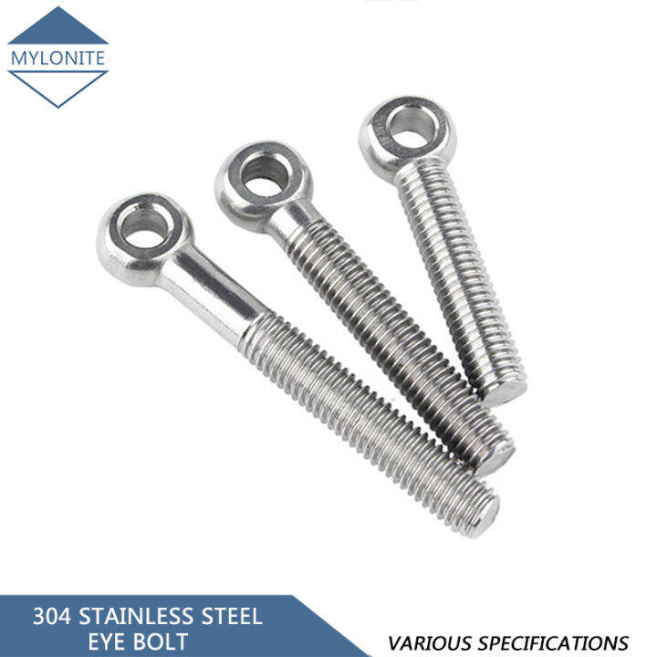 Ready Stock M5 M6 M8 M10 304 Stainless Steel Eye Bolts Ring Link Bolt ... Ready Stock M5 M6 M8 M10 304 Stainless Steel Eye Bolts Ring Link Bolt ...