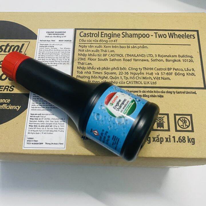 Dầu súc rửa động cơ 4T Castrol Engine Shampoo Two Wheelers 70ml | Lazada.vn