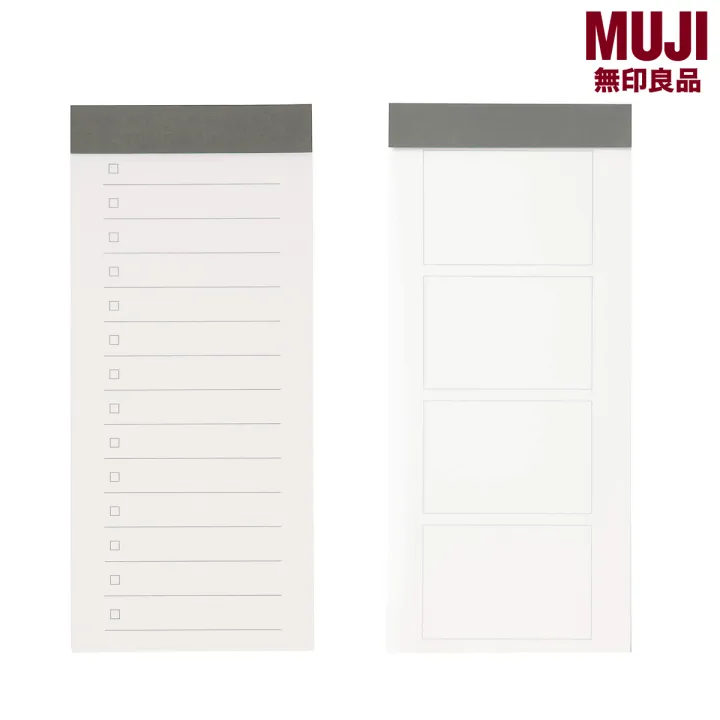 MUJI (มูจิ) Notepad สมุดฉีกจดบันทึก | Lazada.co.th