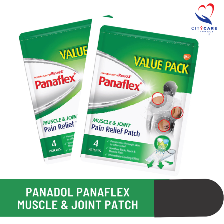 PANADOL Panaflex Muscle & Joint Pain Relief Patch (Value Pack) | Lazada