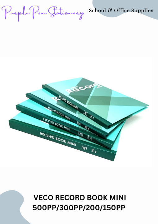 VECO Record Book MINI 1Pc | Lazada PH