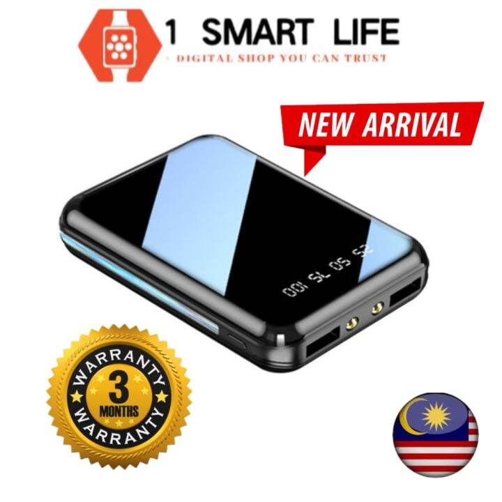 (READY STOCK)Power Bank Digital Battery Capacity Display Flash Light ...