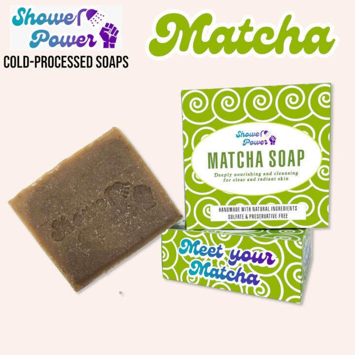 Matcha Soap Shower Power cold-processed | Lazada PH