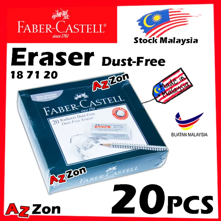 Faber-Castell Eraser Dust-Free Radierer Dust-Free Eraser 100% Faber-Castell Genuine Product 18 ...