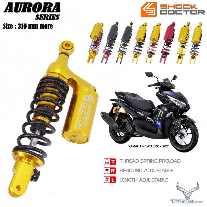 Shockbreaker Yamaha new Aerox 155 / Aerox 155 conected 2021 size 310mm ...