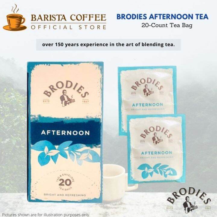 Brodies Tea, Afternoon Tea 20-Count Tea Bag | Lazada