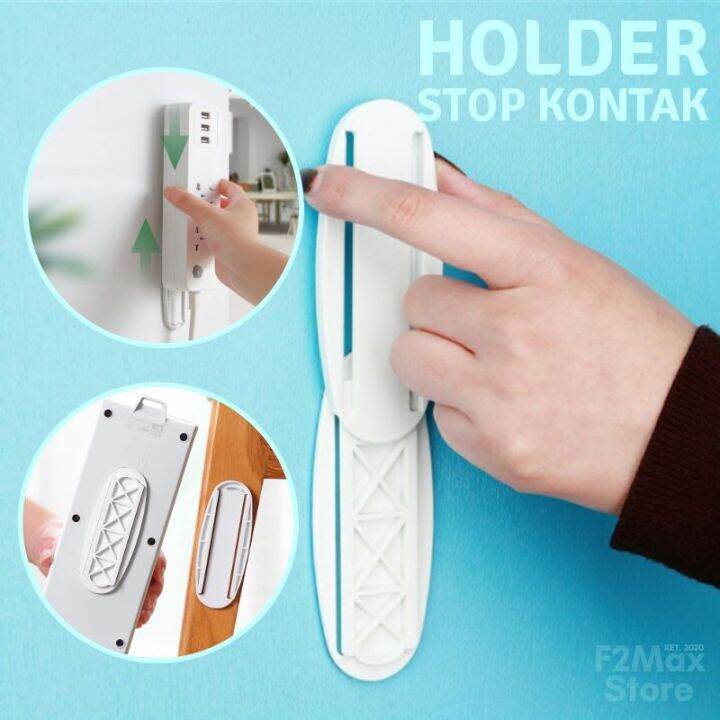 Tempelan Stop Kontak Ke Dinding Stop Kontak Holder Stiker Tempel ...