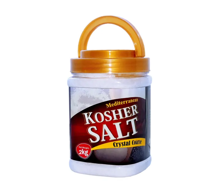 Kosher Salt Crystal Coarse 2kg in Jar Bottle | Lazada PH