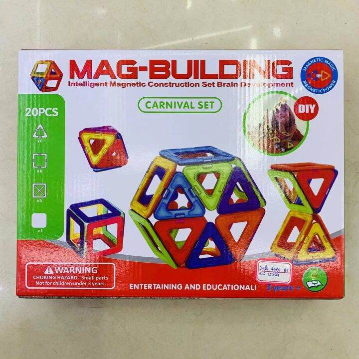 Big Size Magnetic Bricks Building Blocks Set Constructor Games Magnet Designer Magnetic Tiles ...