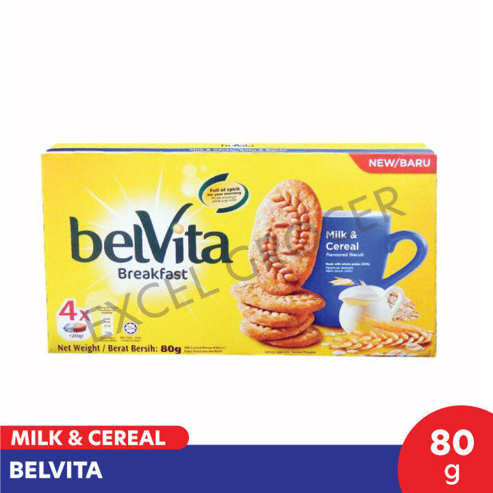 Belvita Milk & Cereal 80g | Lazada