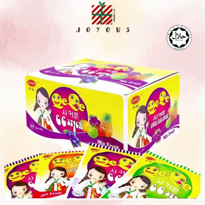 40 Packs QEQE CC Stick Mix Fruit Flavour | Lazada
