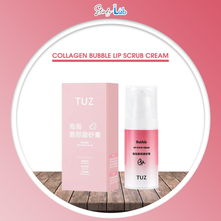 TUZ Collagen Bubble Lip Scrub Cream 10g | Lazada