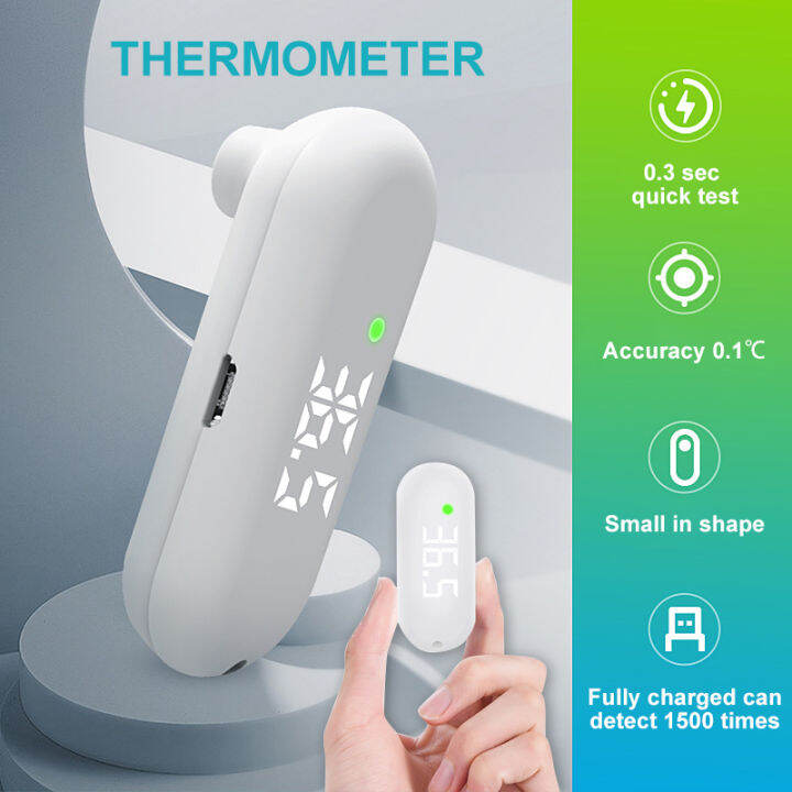 Mini Thermometer Portable Rechargeable Digital Thermometer Infrared ...
