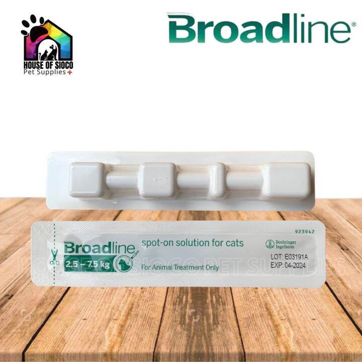 Broadline Spot-on for Cats 2.5-7.5kg (1x 0.9ml) Pet care accessories ...