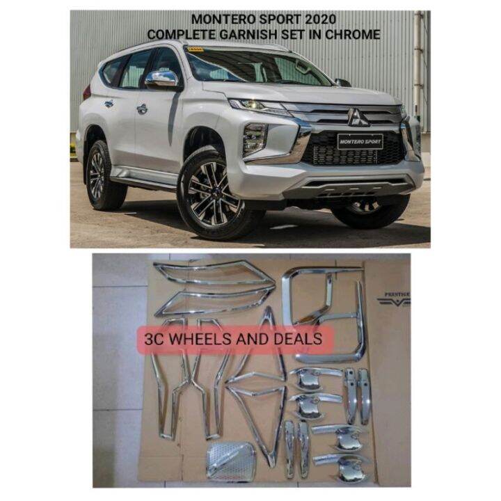 MITSUBISHI MONTERO SPORT 2020 GARNISH SET IN CHROME | Lazada PH