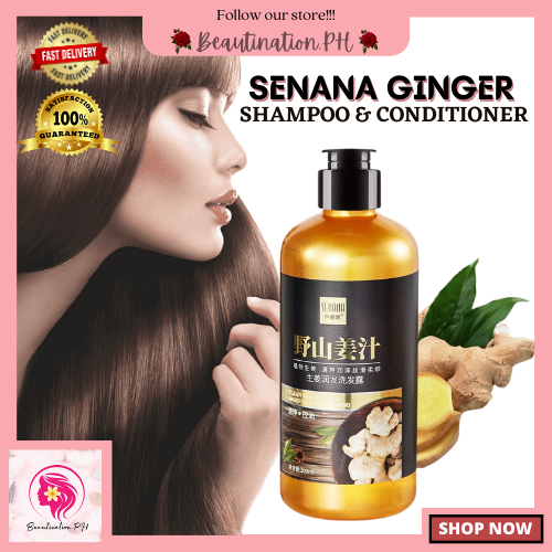 Senana Ginger Polygonum Multiflorum Shampoo & Conditioner | Anti ...