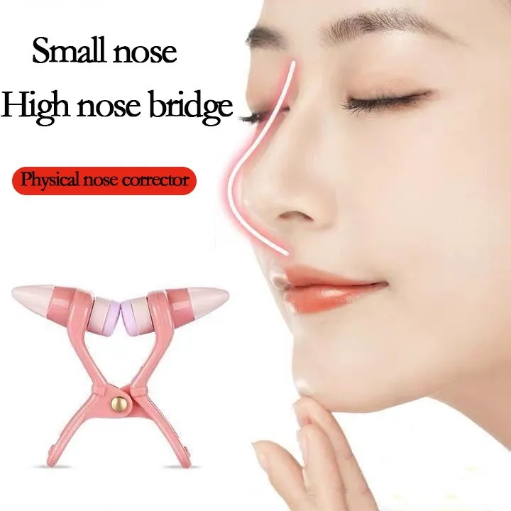 Double-headed nose clip nose enhancer reduces the alar and high bridge ...