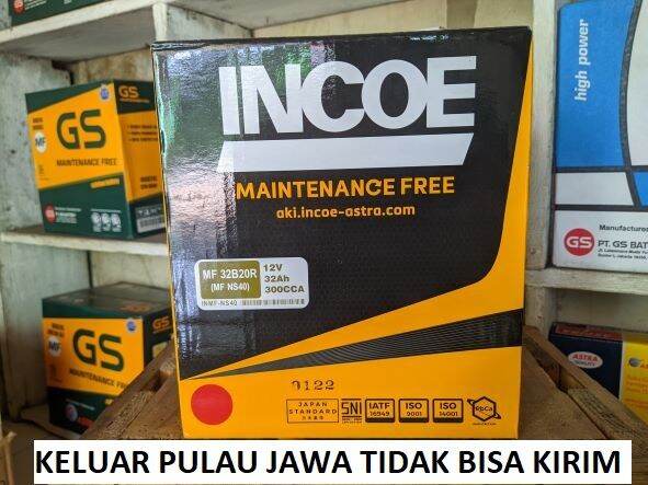 AKI MOBIL AKI KERING MOBIL AKI INCOE ASTRA AKI 32 AMPERE TYPE NS40 MF ...